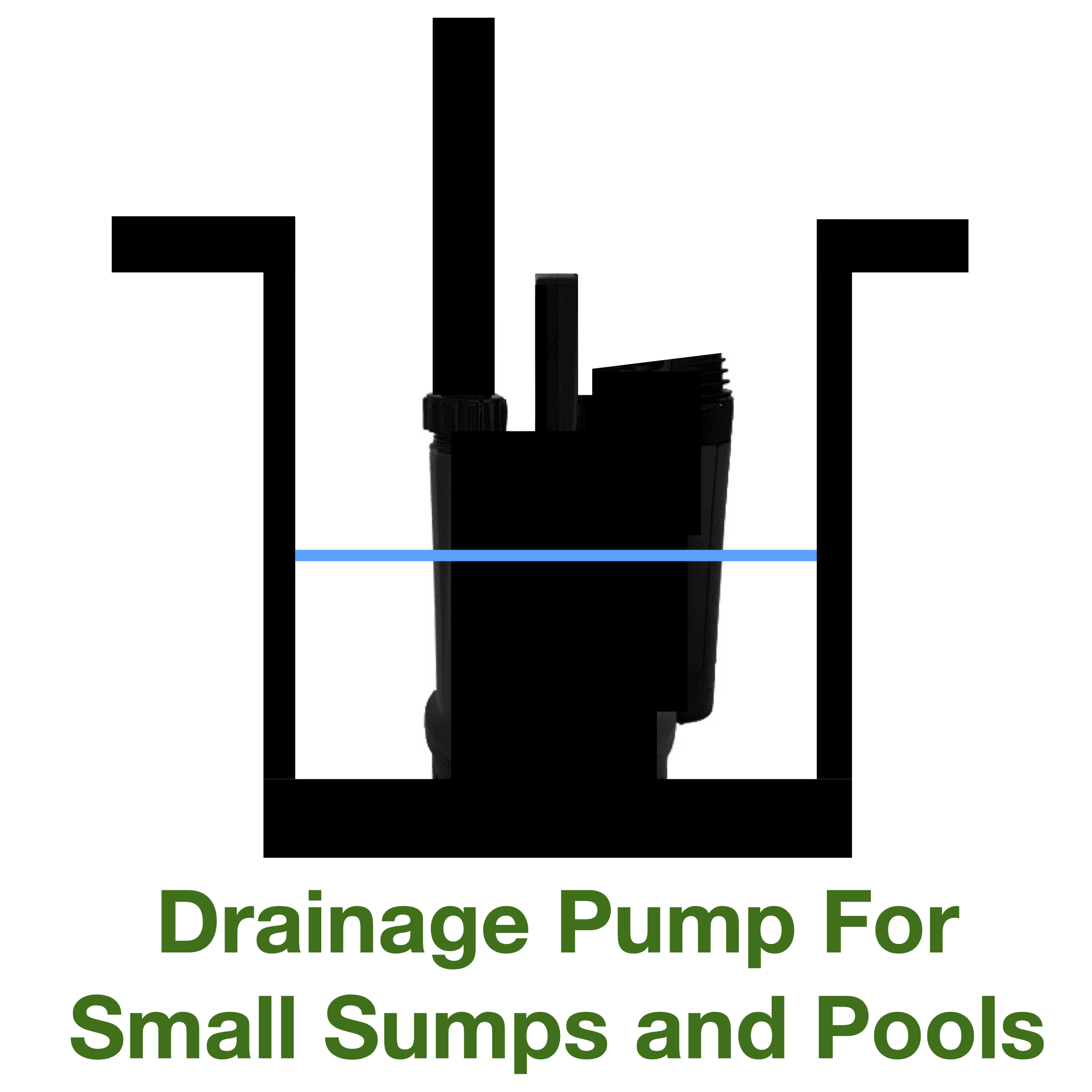 JS Pump RS 100 Submersible Water Drainage Pump 110v 75 Lpm 7 Hm 1"